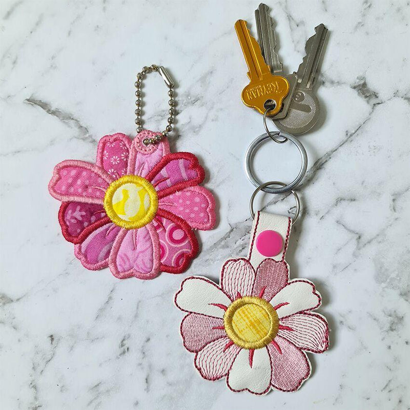 Sweet Pea Key FOB & Bag Charm Set