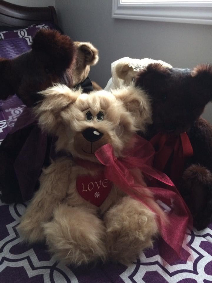 Embroidery Design ITH - Love Bear Stuffed Toy | Sweet Pea