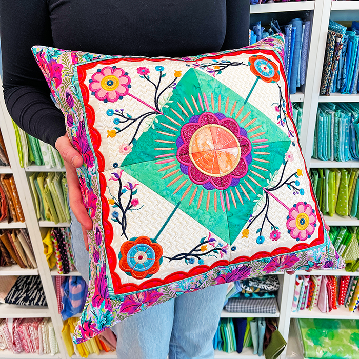 Exotic Bloom Cushion